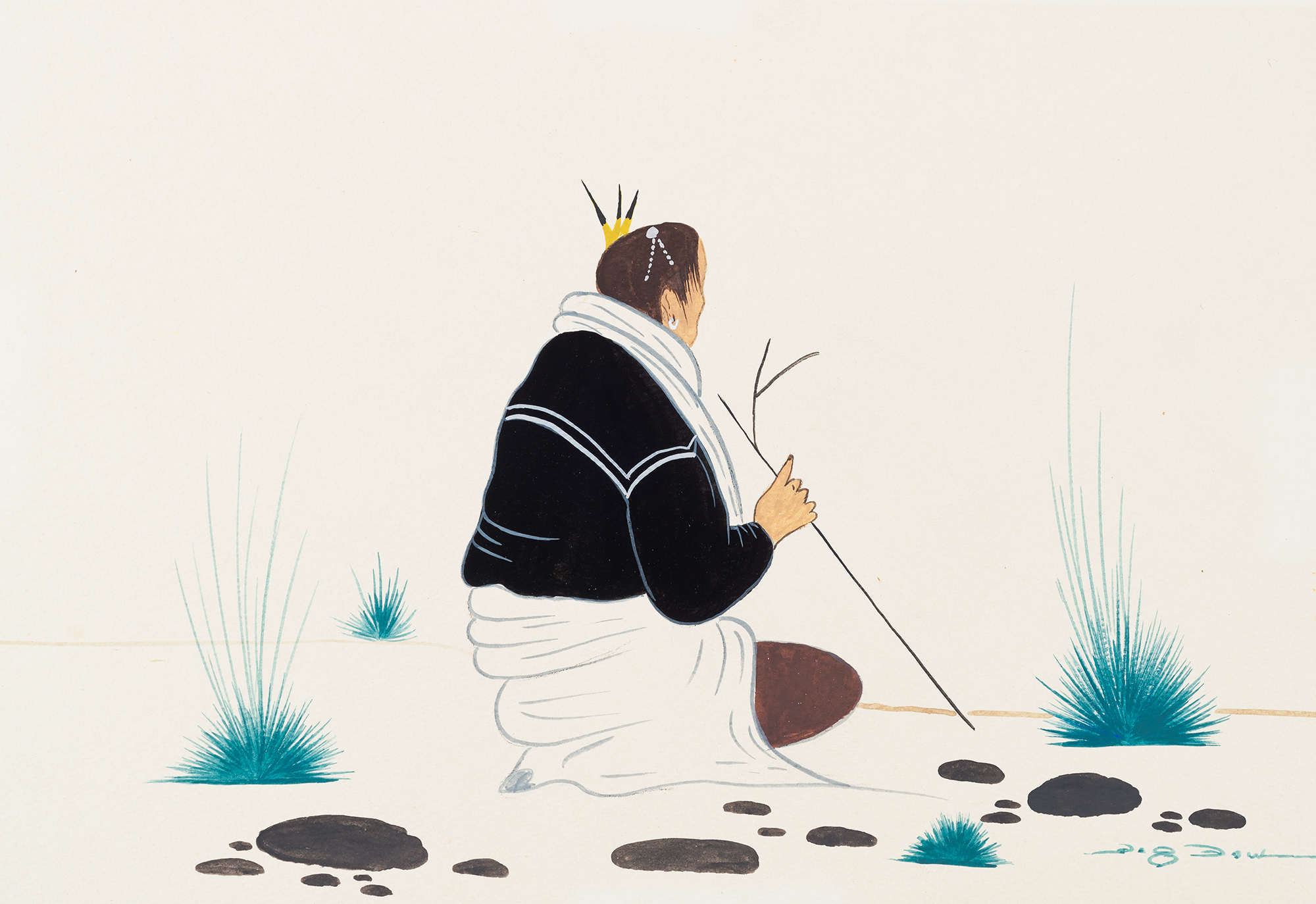 Seated Squaw - Wichita Art Museum