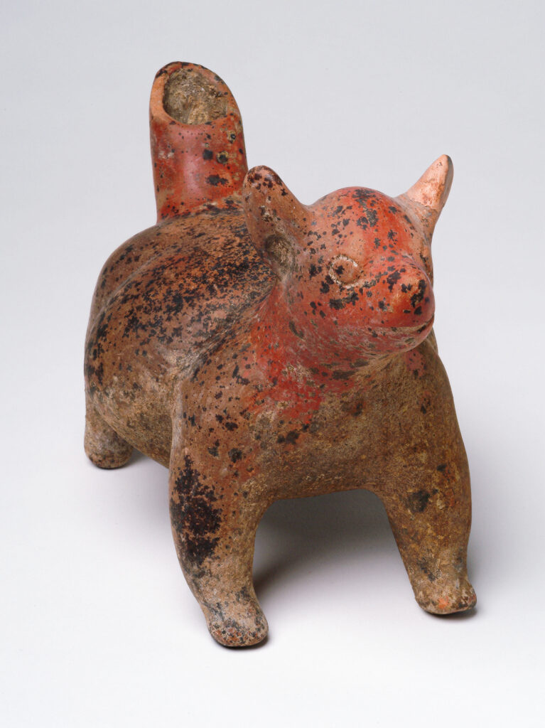 Standing Dog Effigy Vessel - Wichita Art Museum