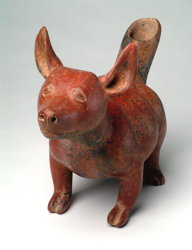 Standing Dog Effigy Vessel - Wichita Art Museum