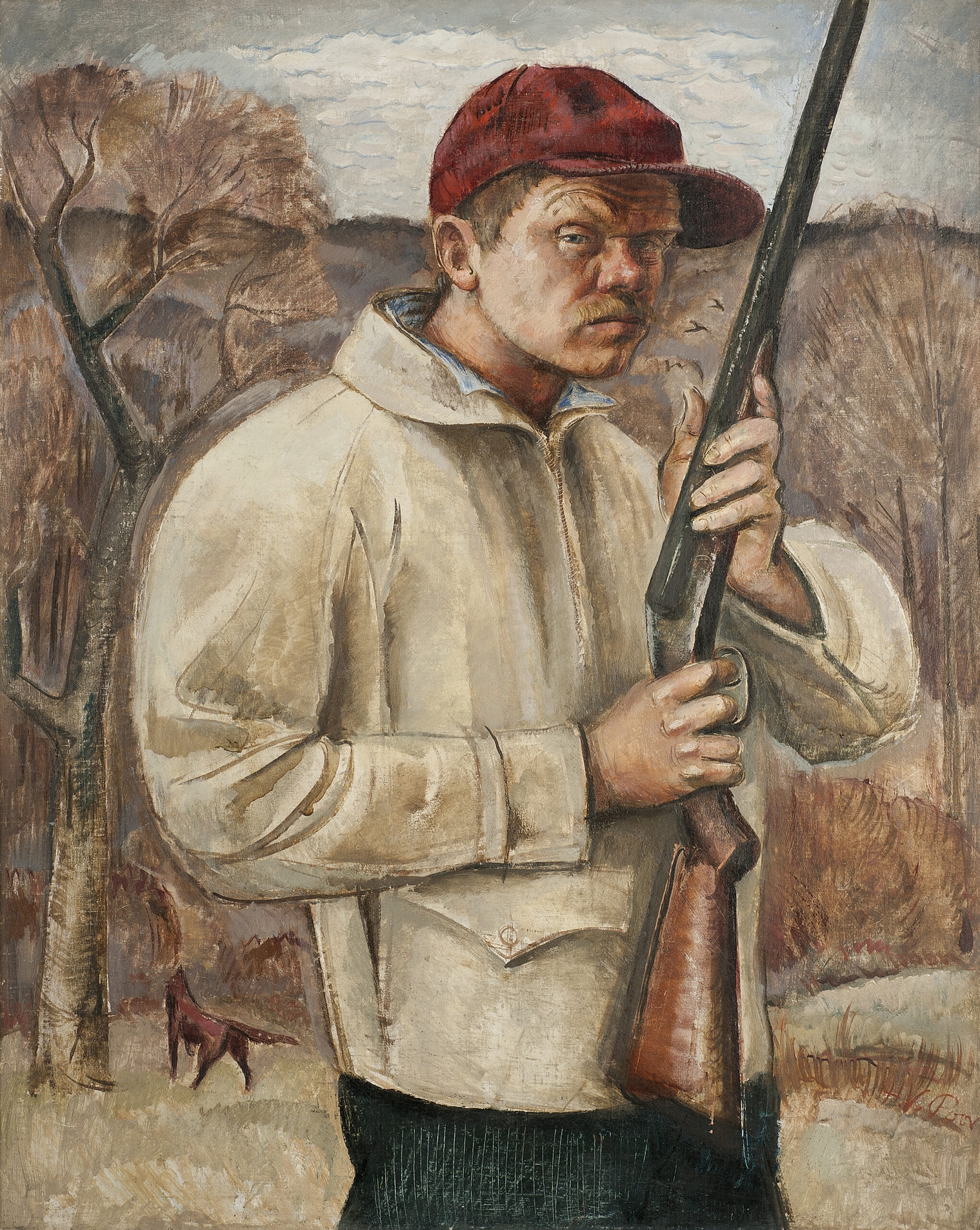 Self-Portrait as Hunter - Wichita Art Museum