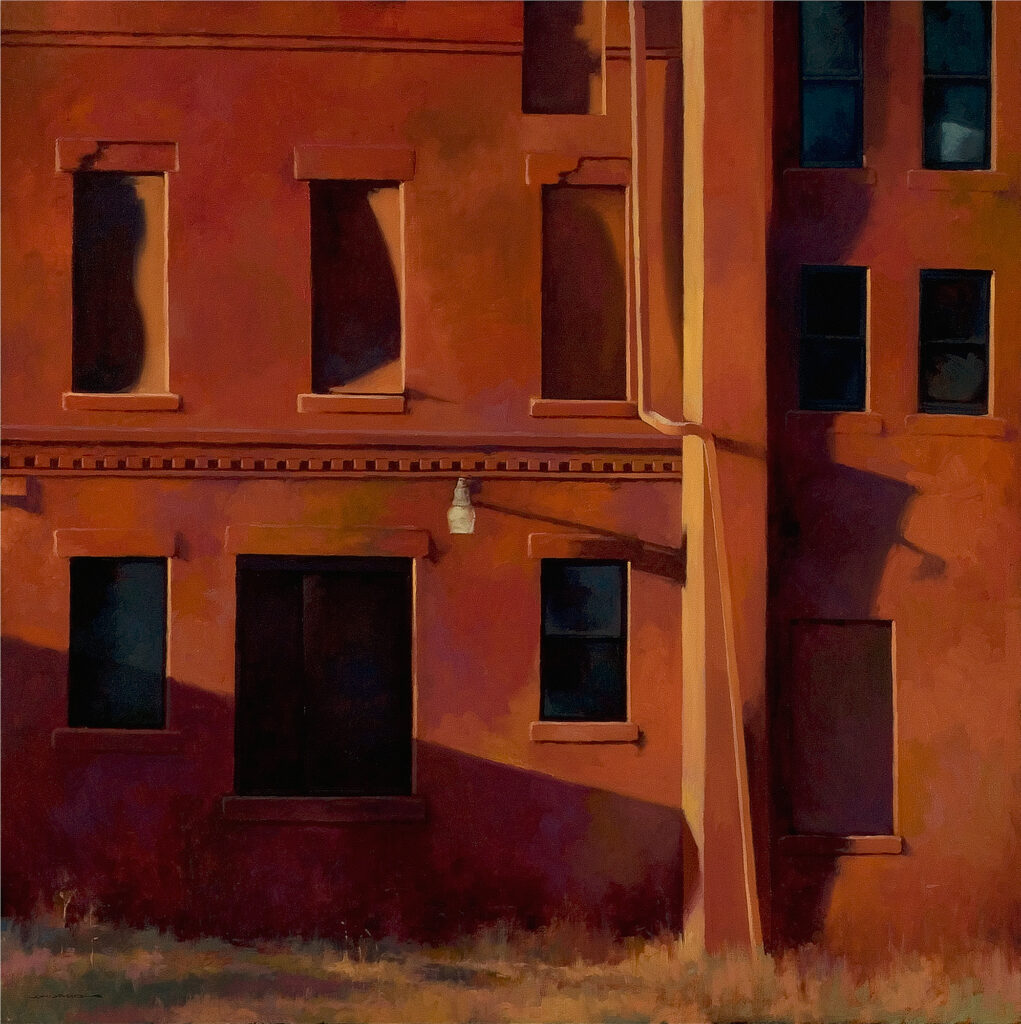 Red Brick and Shadow - Wichita Art Museum