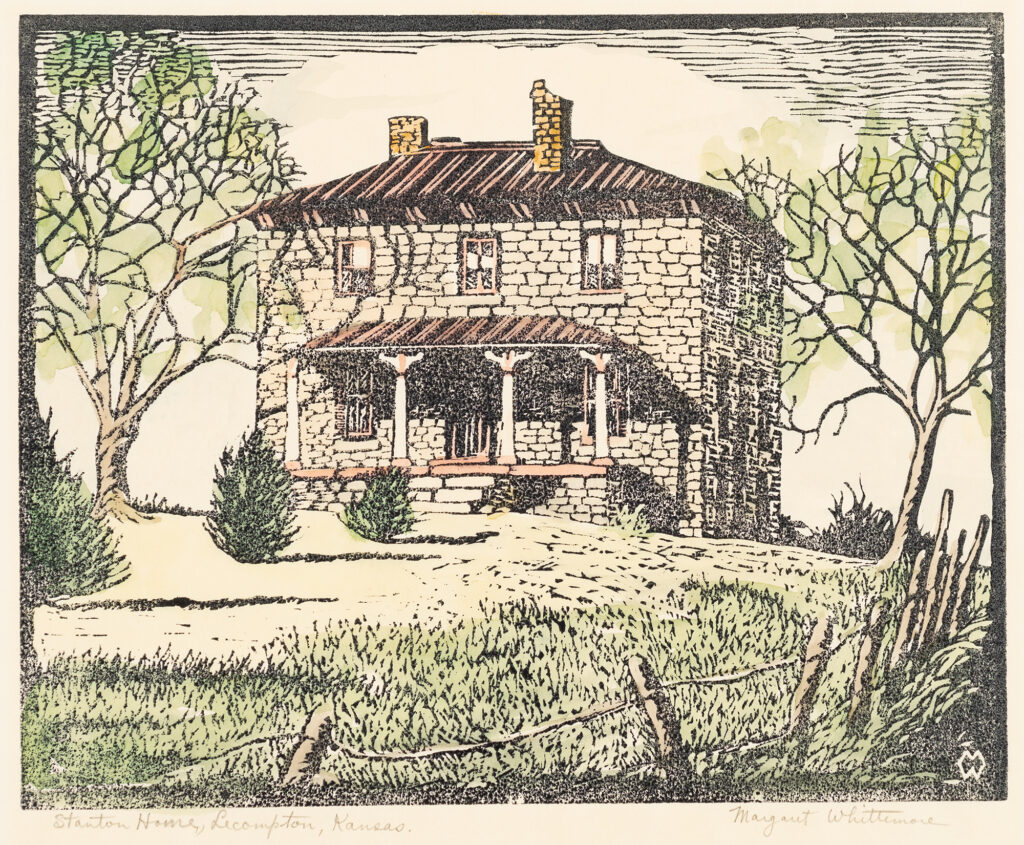 Stanton Home, Lecompton, Kansas - Wichita Art Museum